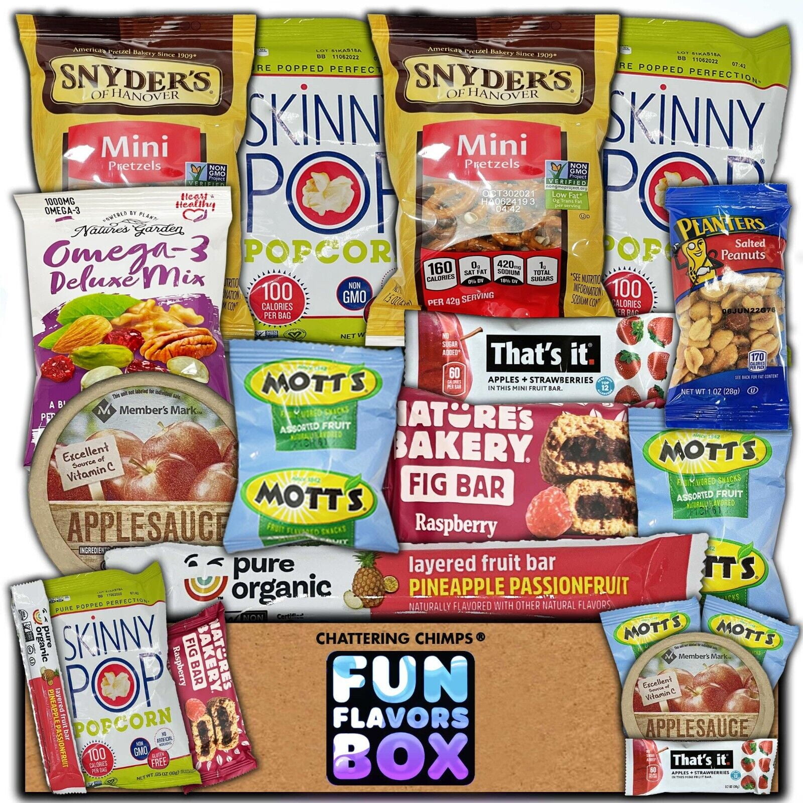 Fun Flavors Box-Vegan Care Package (10 Count) Variety Gift Pack ...