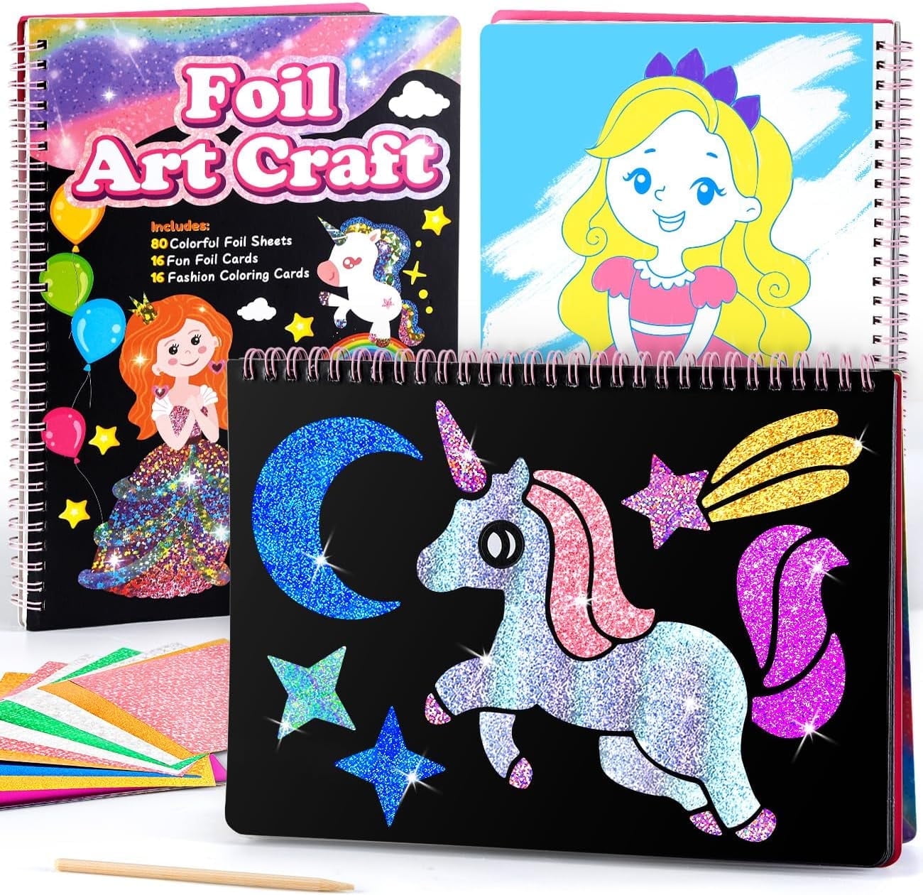 Fun Foil Art Kit for Kids - Art Craft Activity for Kids ， DIY Foil ...