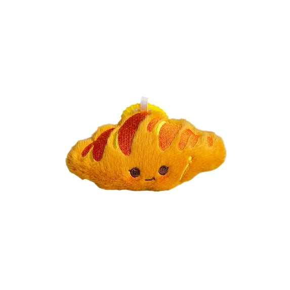 Fun Food Plush Toy Pendant, Cute Croissant Stuffed Doll, Funny Food ...