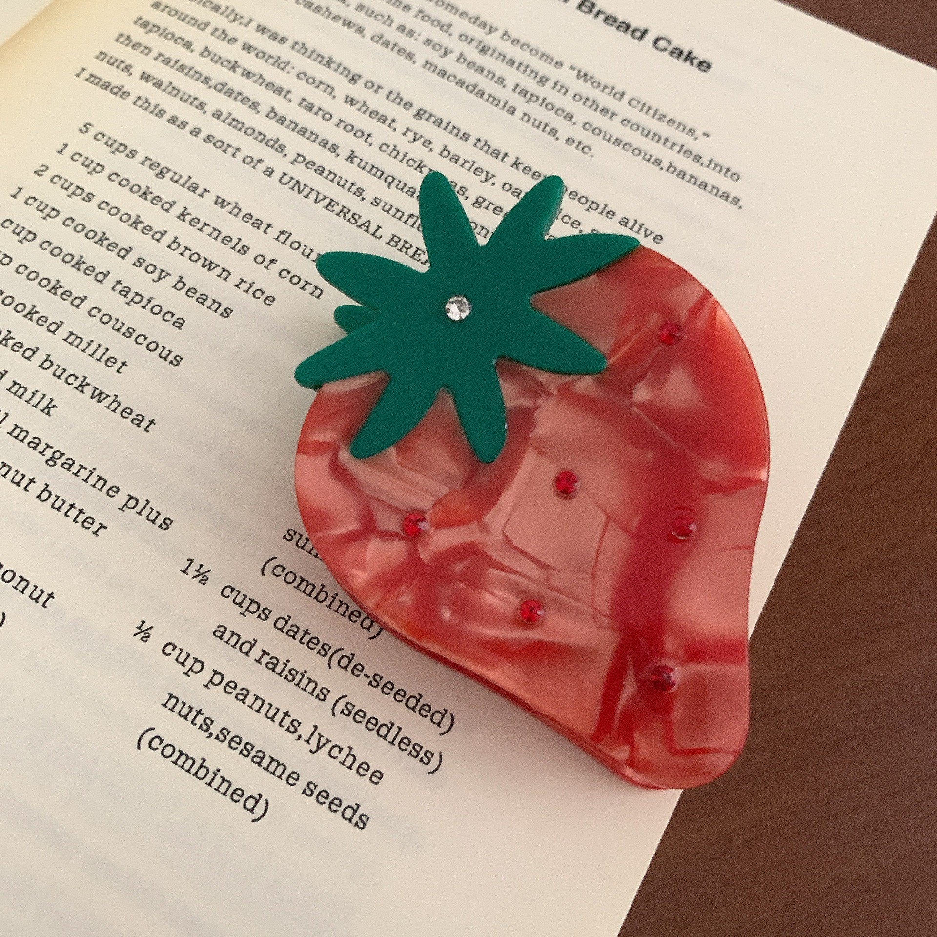 Fun Fruits Hair Claw Cherry Strawberry Pineapple Hair Claw Clip Catch ...