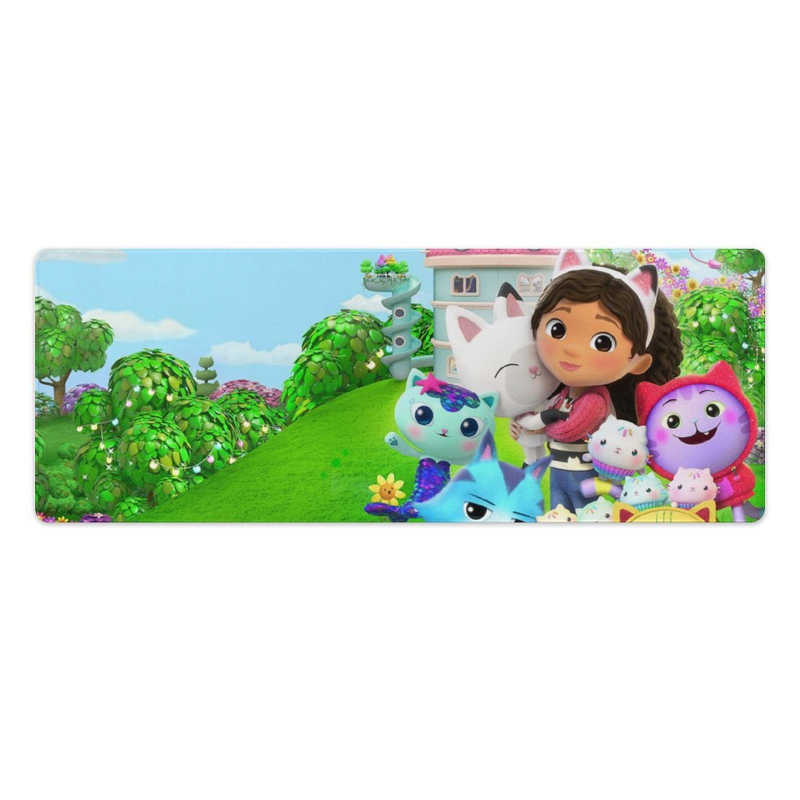 Fun Gabby's Dollhouse Mouse Pad No-sliped Large Mousepad Extended ...