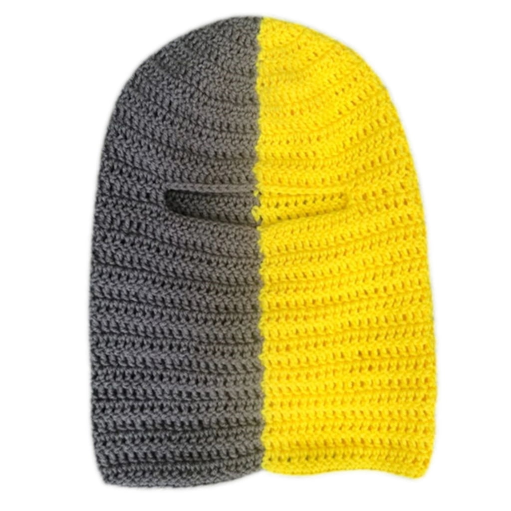Fun Ghost Balaclava Men Costume Hats Warm Soft Crochet Bucket Hat ...