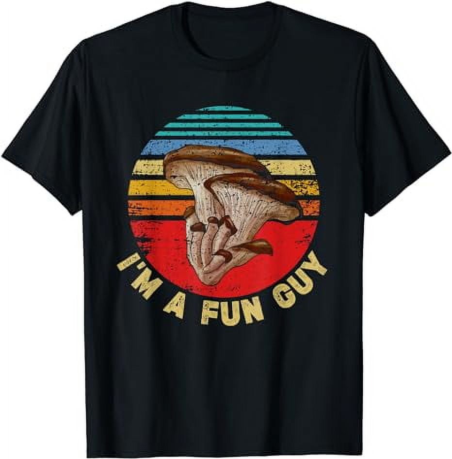 Fun Guy Pun Fungi Lover Foraging Funny Mushroom Picker T-Shirt ...
