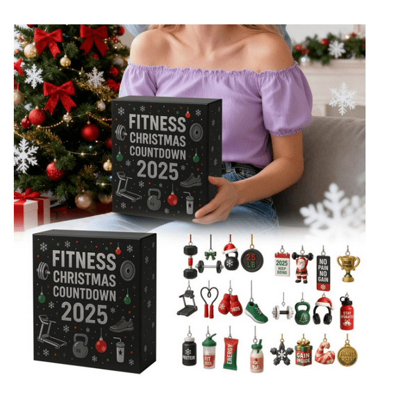 Fun Gym-Themed Christmas Advent Calendar 2025 – 24-Day Holiday ...