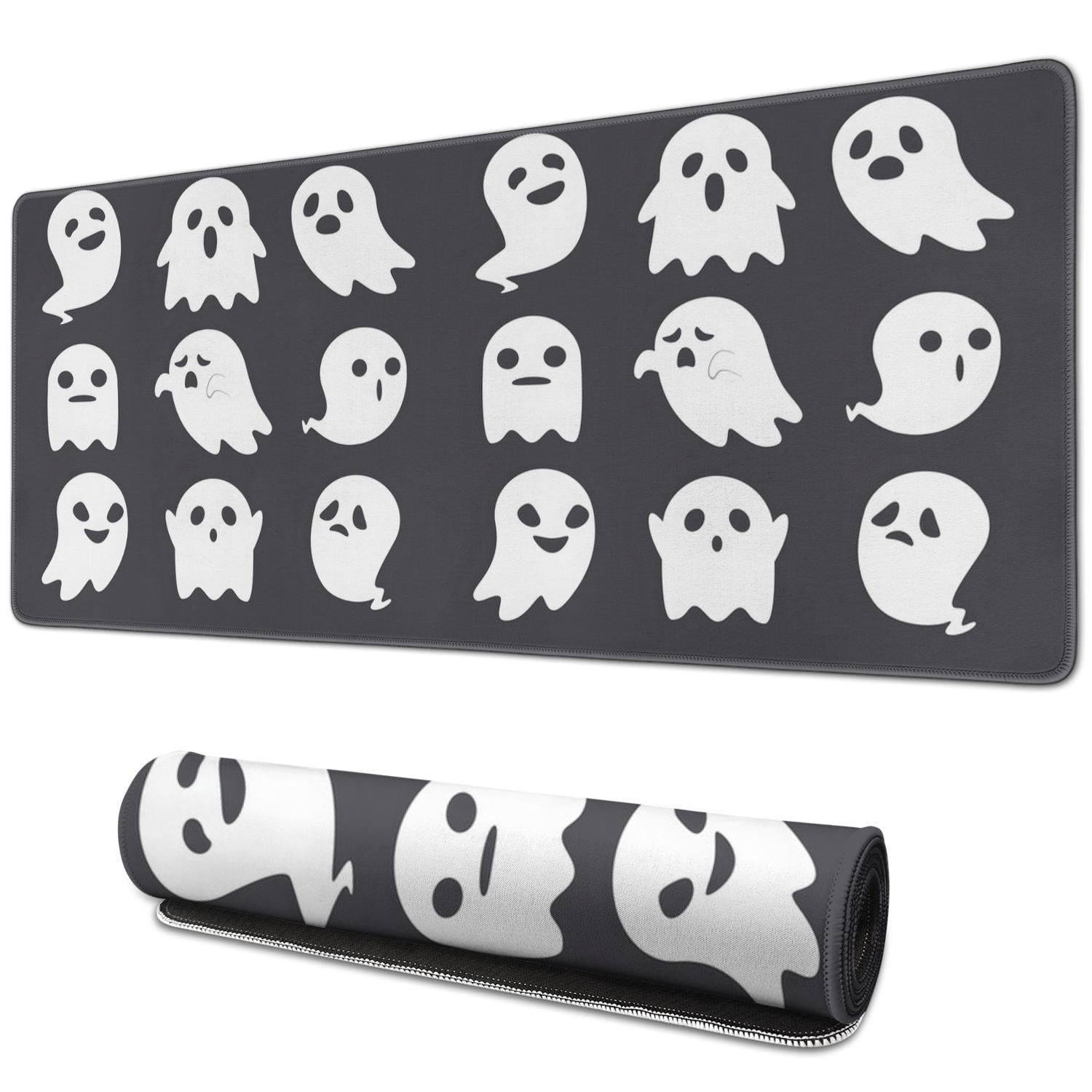 Fun Halloween Spirit Ghost Mouse Pad Cute Kawaii Cartoon, Extended Desk ...