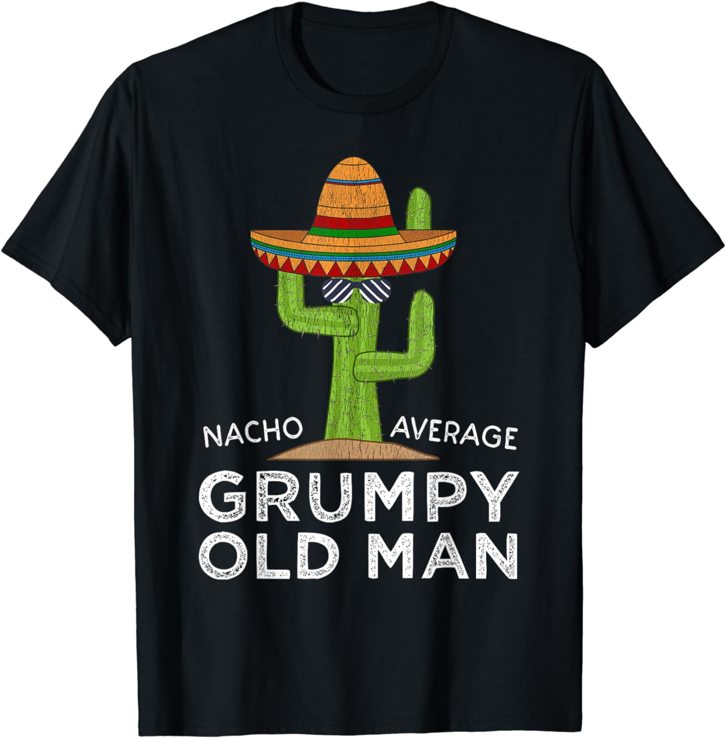 Fun Hilarious Funny Grumpy Old Man T-Shirt - Walmart.com