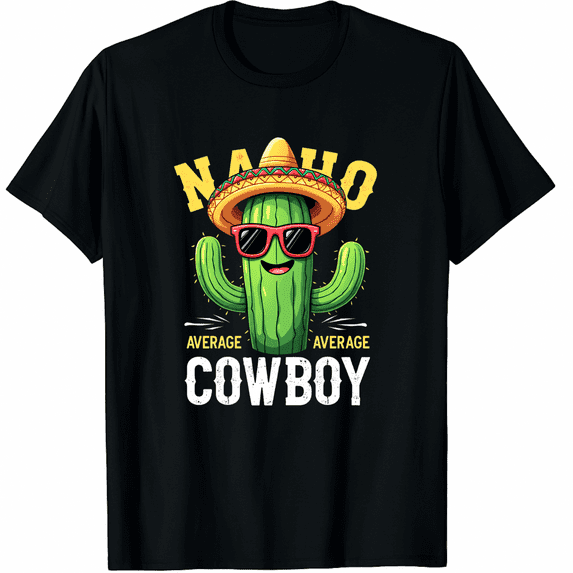 Fun Hilarious Funny Western Rodeo Cowboy Humor Graphic Black T-Shirt ...