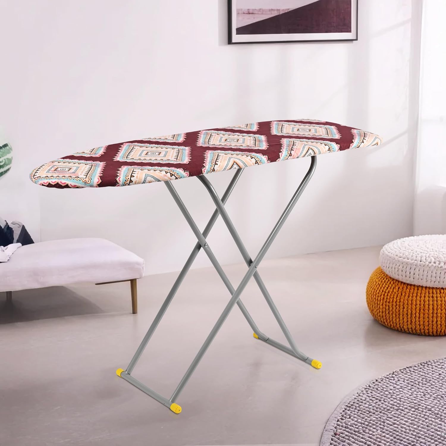 Fun Homes 18 Inch Foldable Height Adjustable Press Board Iron Stand ...