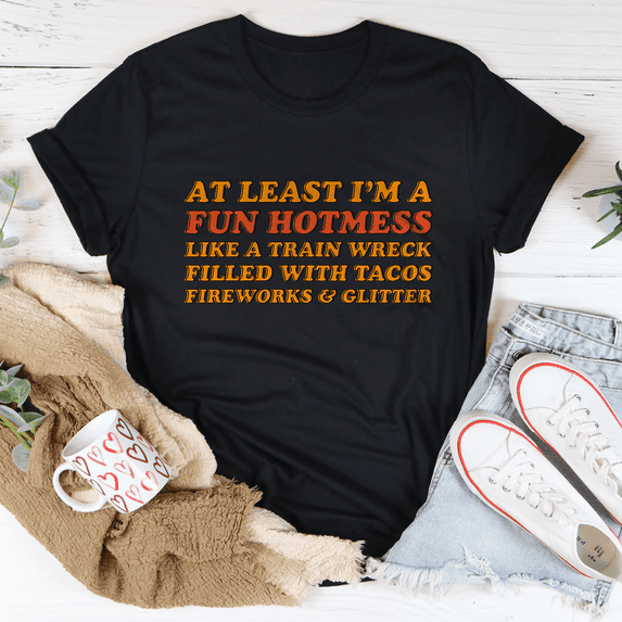 Fun Hotmess Tee Athletic Heather S Peachy Sunday T-Shirt - Walmart.com