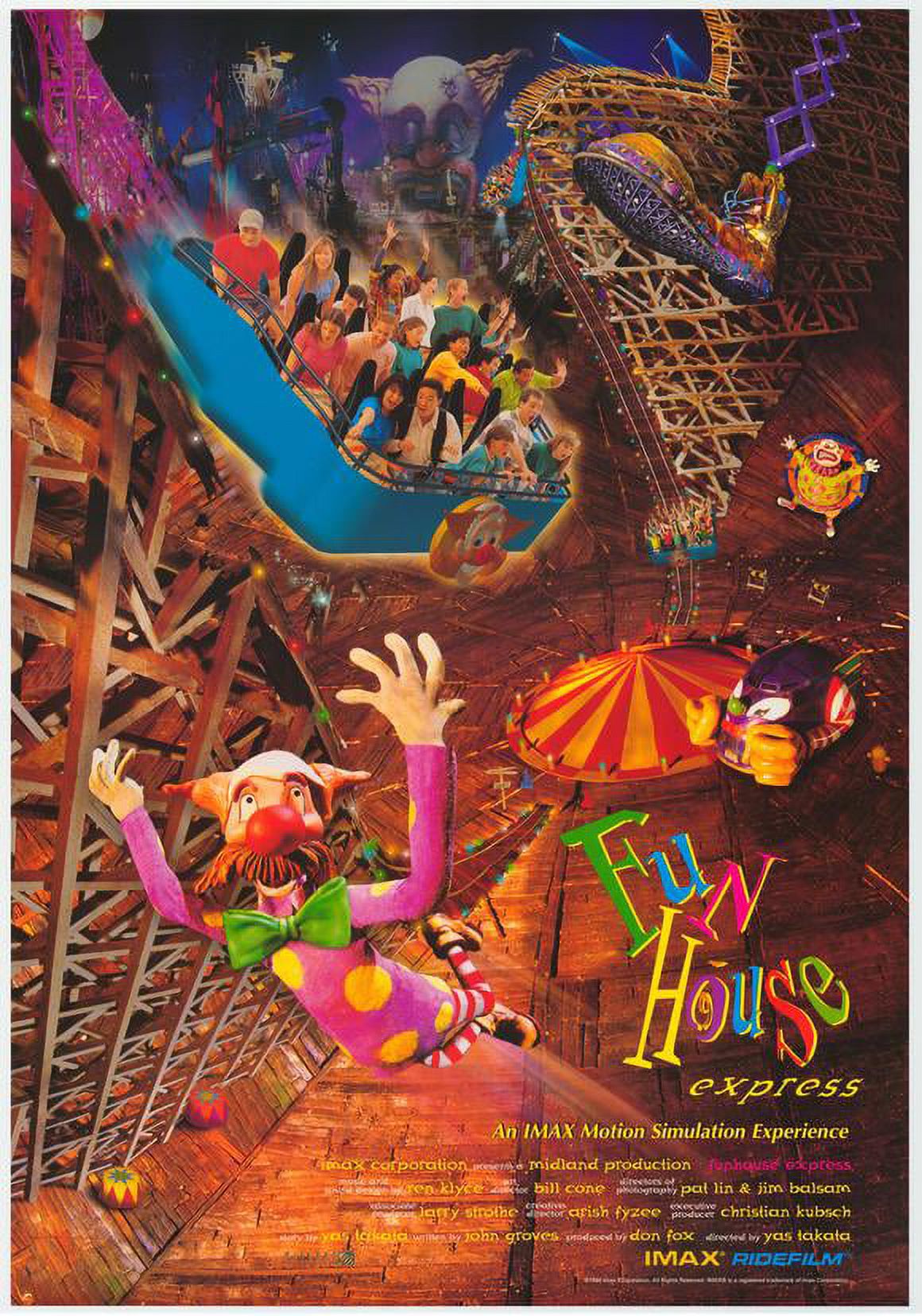 Fun House Express (IMAX) - movie POSTER (Style A) (11" x 17") (1995 ...