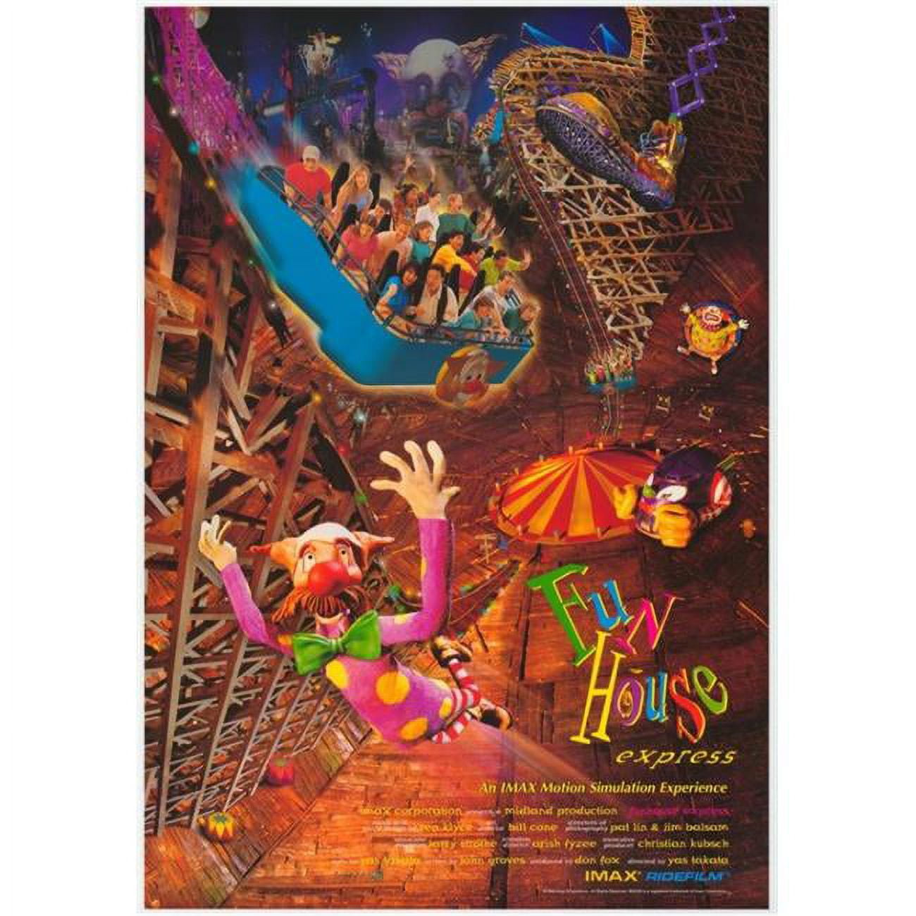Fun House Express Imax Movie Poster - 27 x 40 in. - Walmart.com