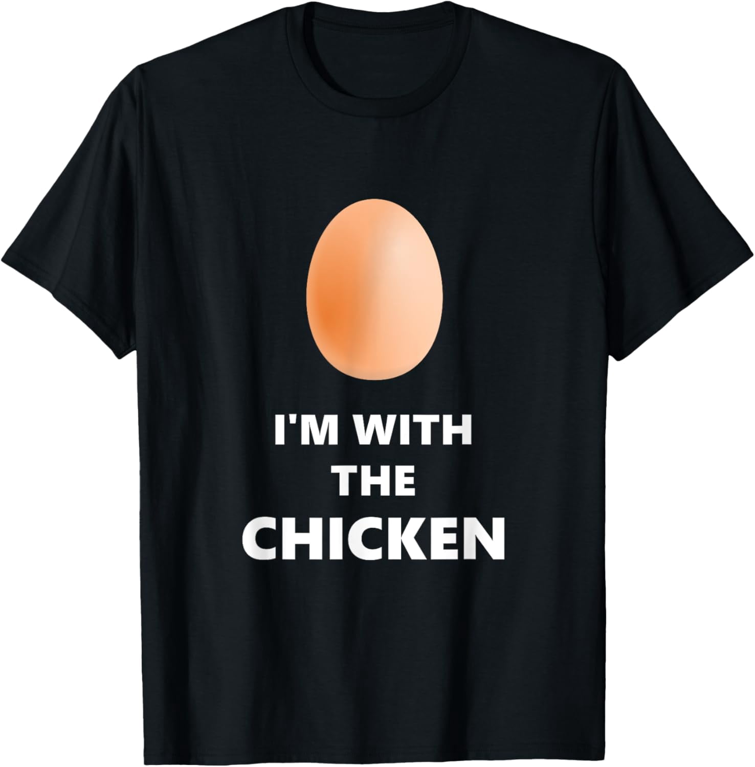 Fun I'm With The Chicken Egg Halloween Costume T-Shirt men and women ...