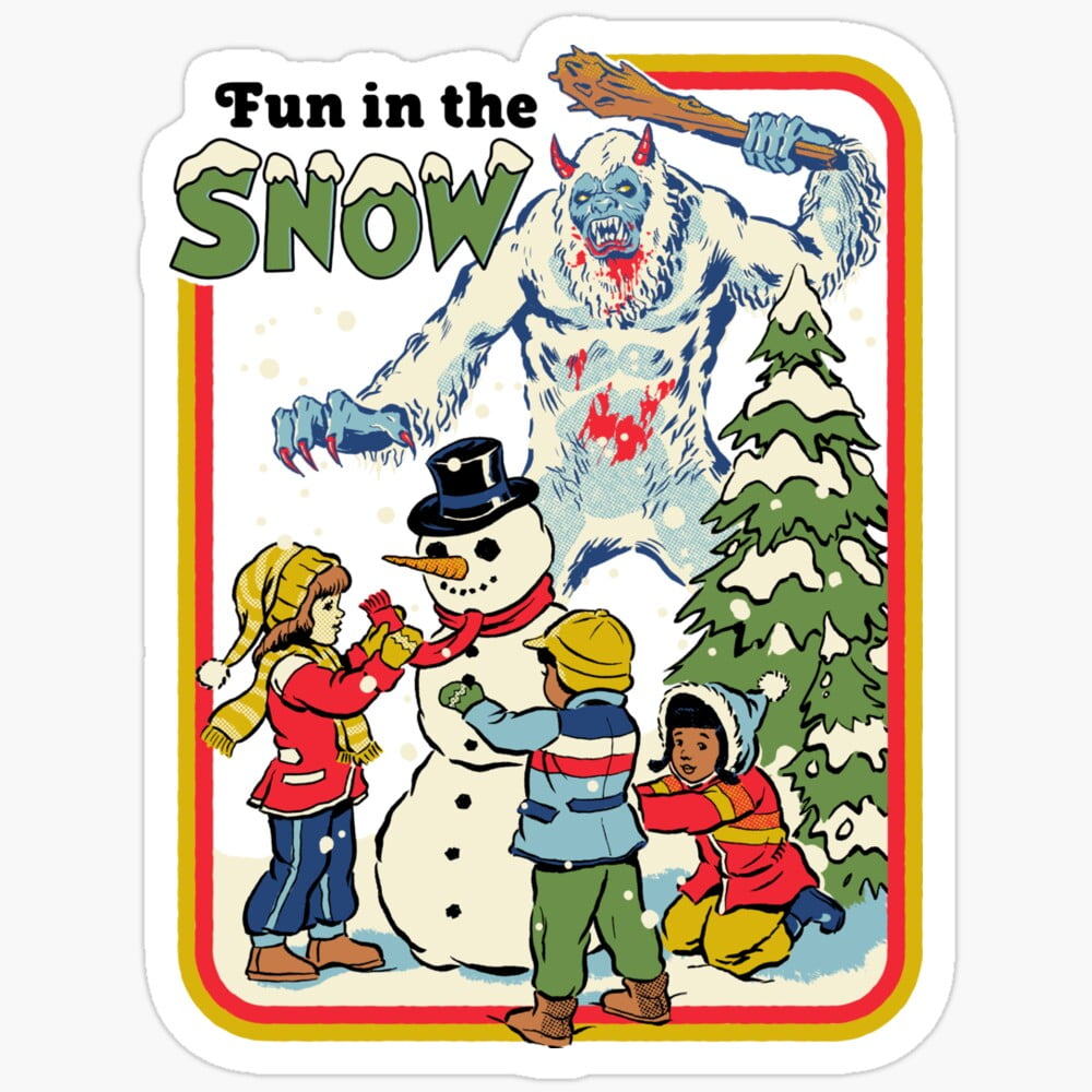 Fun In The Snow Sticker Phone Decal Water Bottle Stickers Car Decals ...