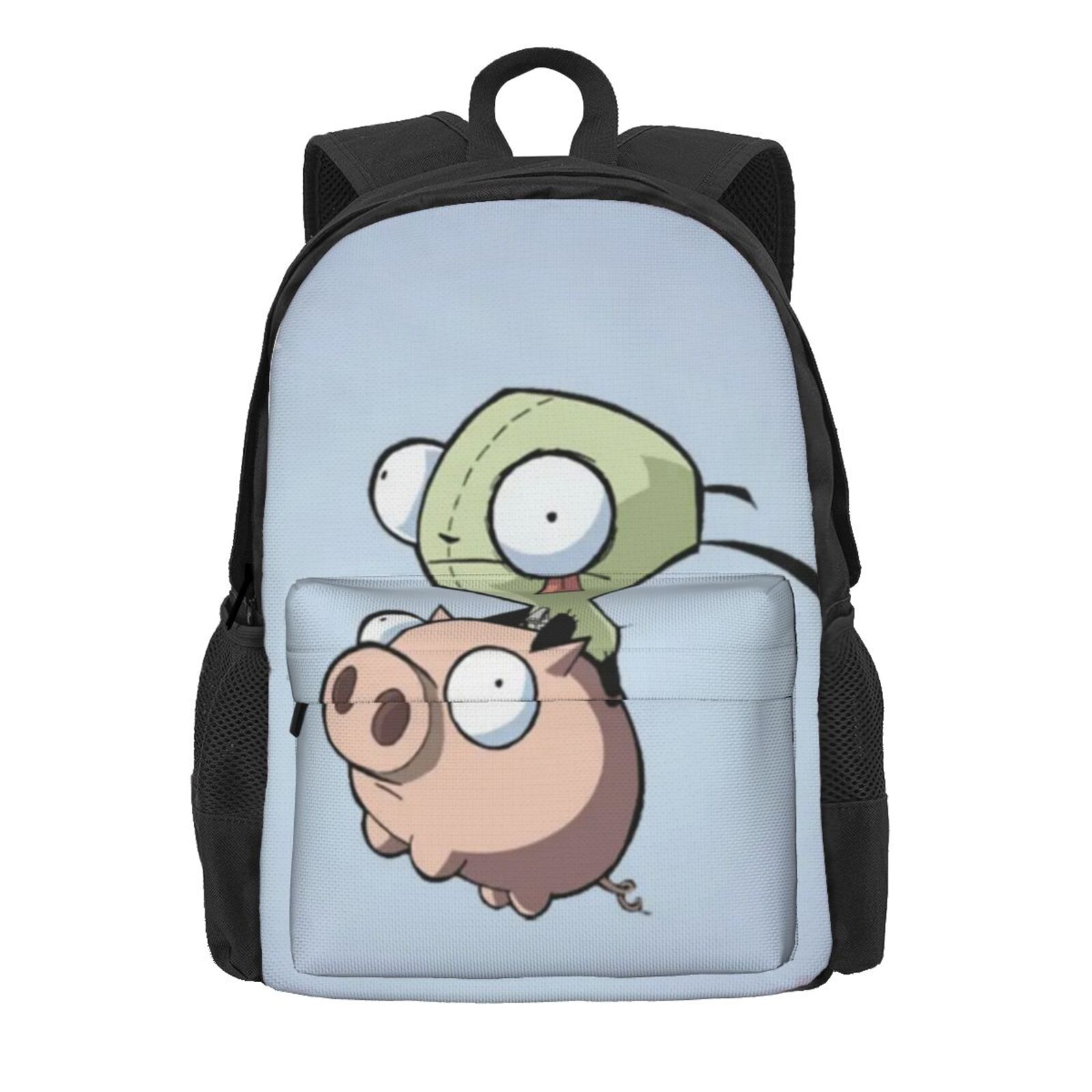 Fun Invader Zim Lightweight Backpack Schoolbag Unisex Versatile Large ...