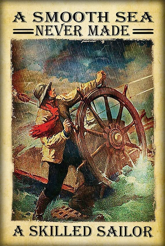 Fun Jigsaw Puzzle for Adults 1000 Pieces A Smooth Sea Never Made A ...