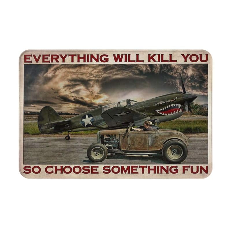 Fun Jigsaw Puzzle for Adults 1000 Pieces Hot Rod and Airplane Choose ...