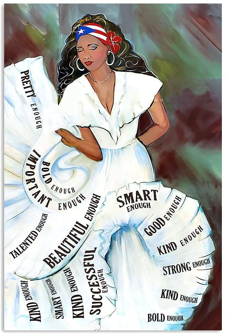 Fun Jigsaw Puzzle for Adults 1000 Pieces Puerto Rico Girl Bomba Dance ...