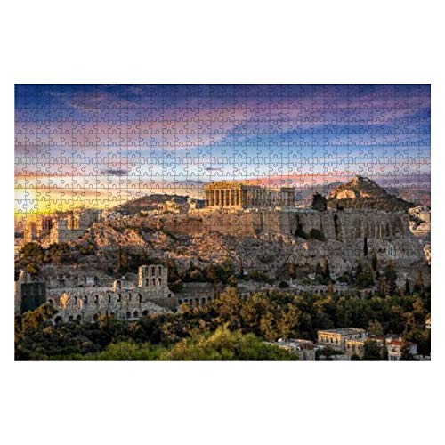 Fun Jigsaw Puzzle for Adults 1000 Pieces The Parthenon Temple at The ...