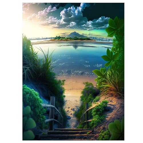 Fun Jigsaw Puzzle for Adults 300 Pieces Tropical Beach Seascape ...