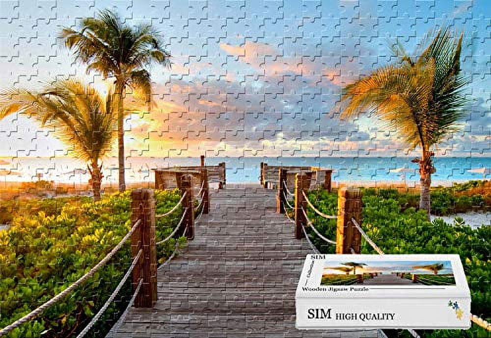 Fun Jigsaw Puzzle for Adults 500 Pieces Caribbean Beaches Turks and ...