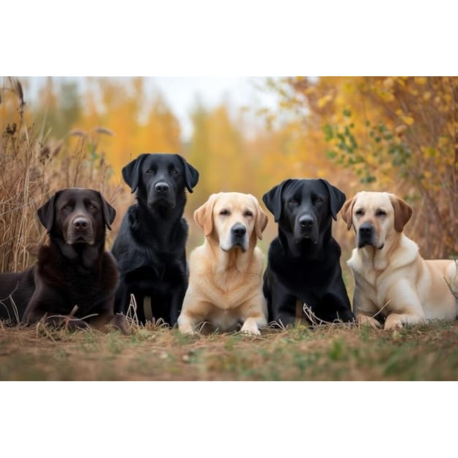Fun Jigsaw Puzzles for Adults 500 Pieces Black Labrador Dog Puzzle with ...