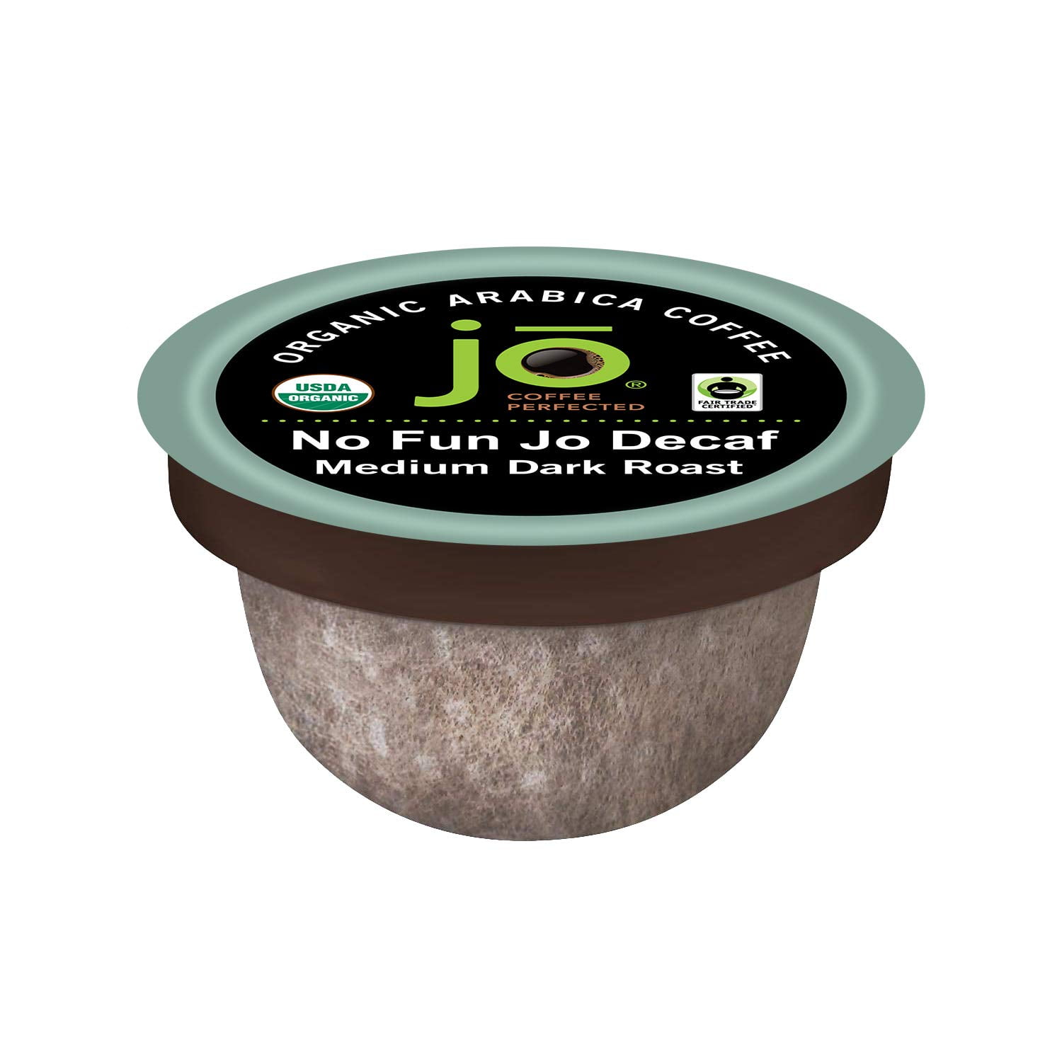 No Fun Jo Decaf: 12 Organic Compostable Pods for Keurig K-Cup ...