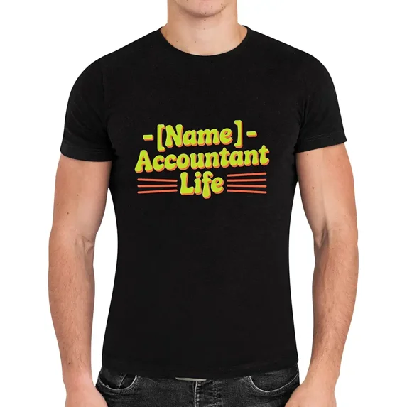 Fun Job Shirt with Name Work Aesthetic Occupation Holders - Accountant ...