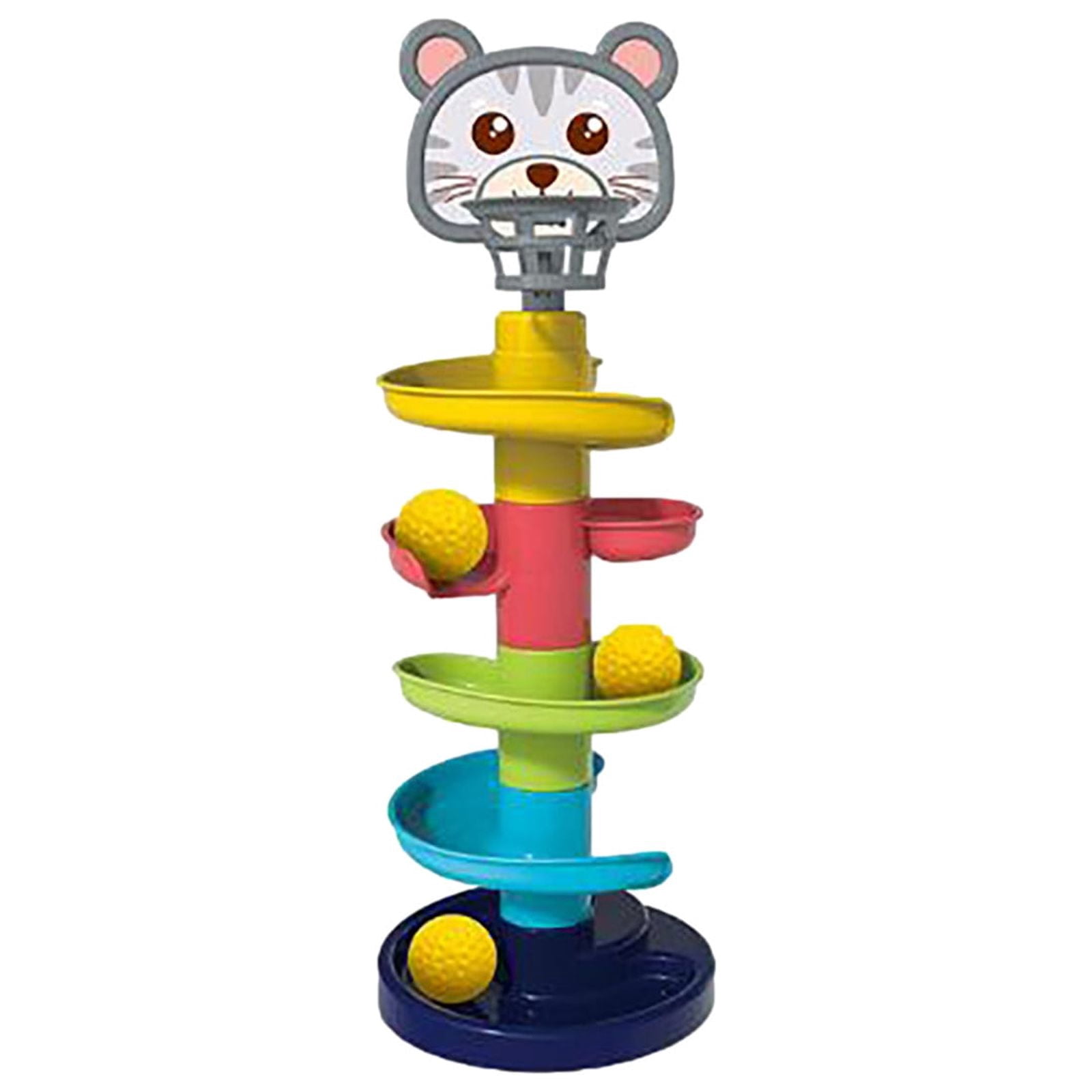 Fun Kids Shooting Track, Fun Rolling Ball Baby Gliding Tower Assembly ...