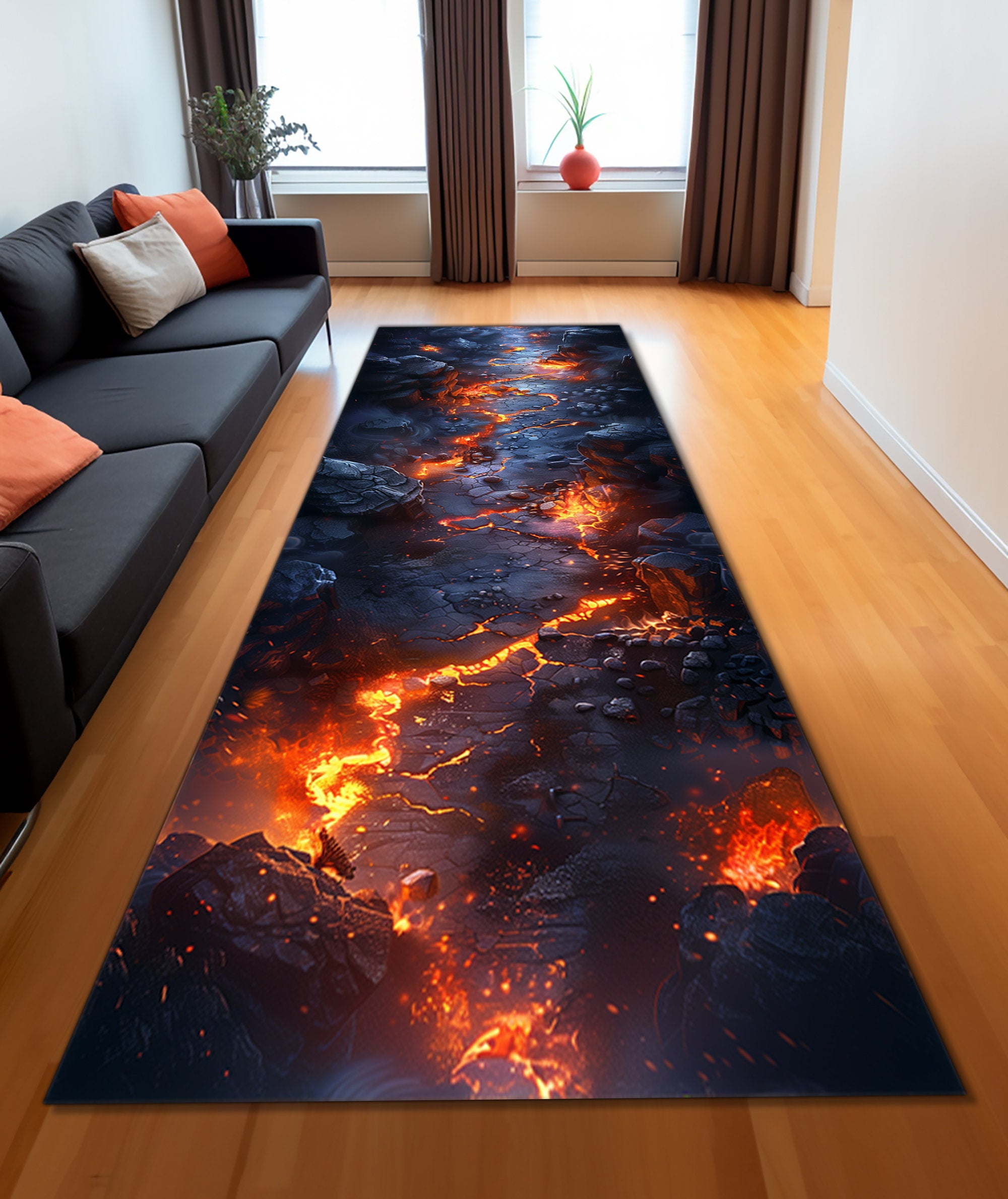 Fun Lava Runner 3x8 ft = 95x245 cm - Walmart.com