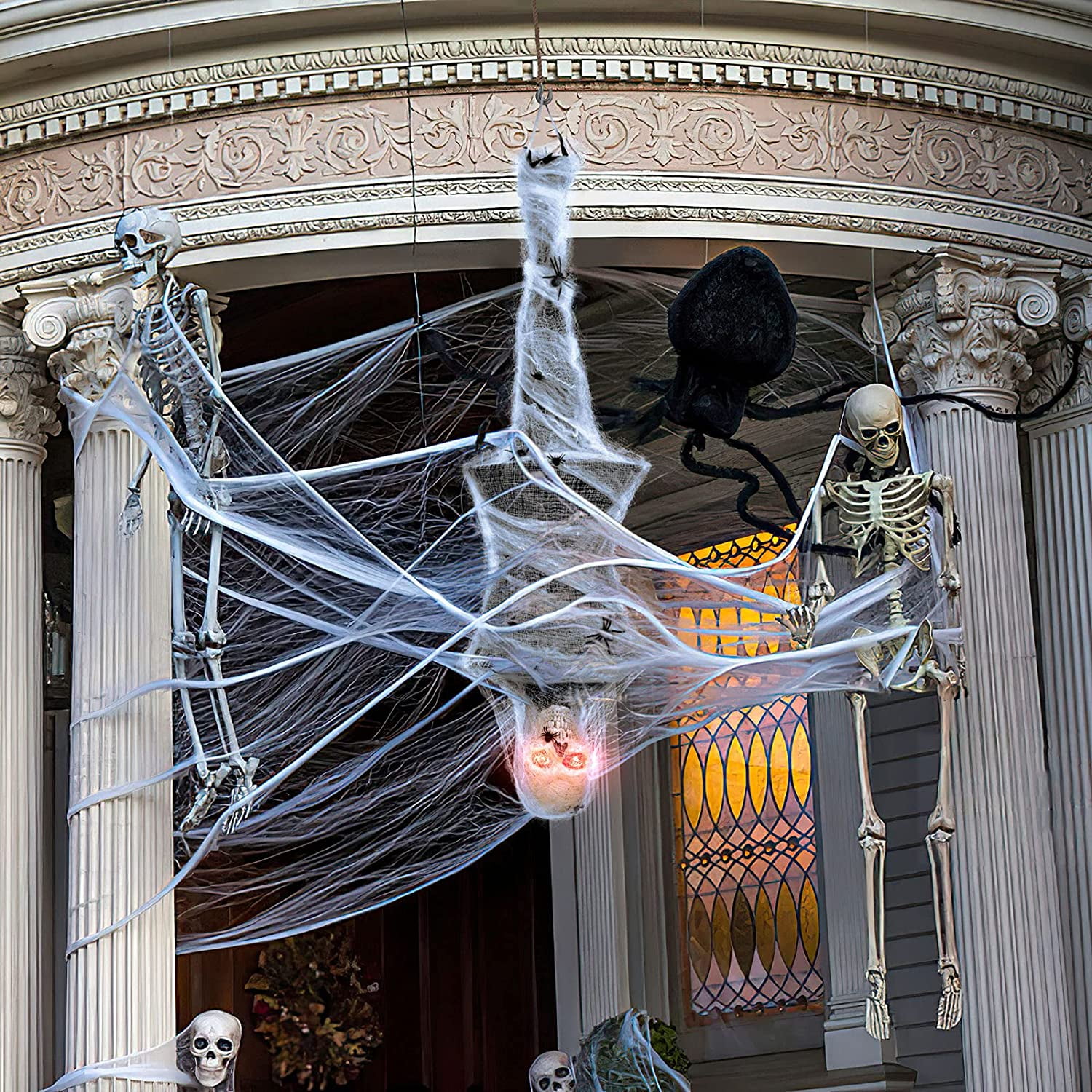 Fun Little Toys 61" Halloween Shaking Mummy Cocoon,Scary Hanging ...