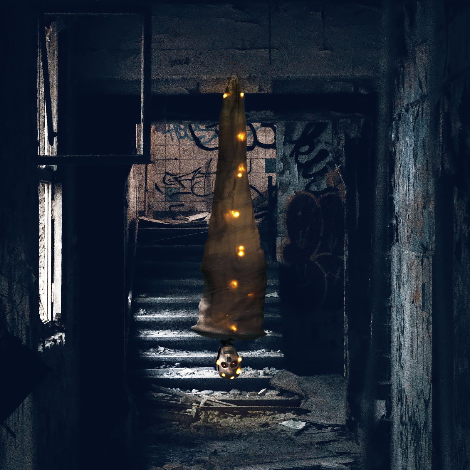 Fun Little Toys 66'' Halloween Hanging Cocoon Corpse,Scary Halloween ...