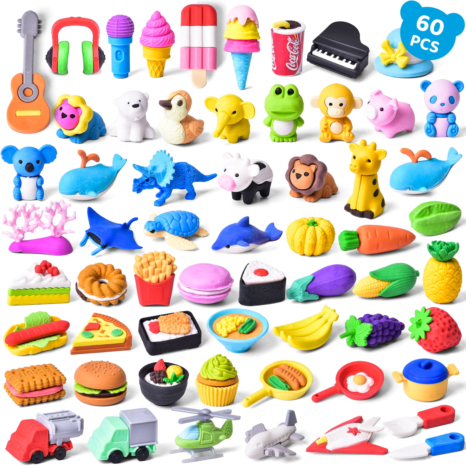 Novelty Erasers For Kids