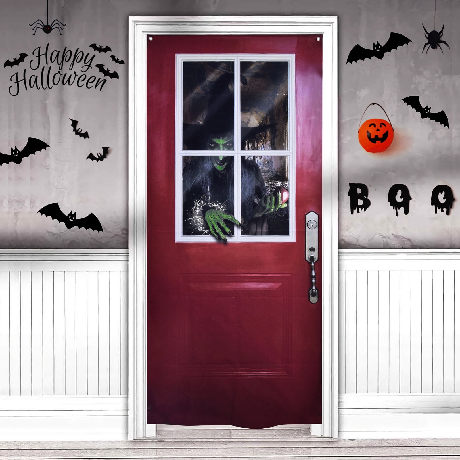 Fun Little Toys Halloween Doorway Coverings, Indoor Haunted Decor ...