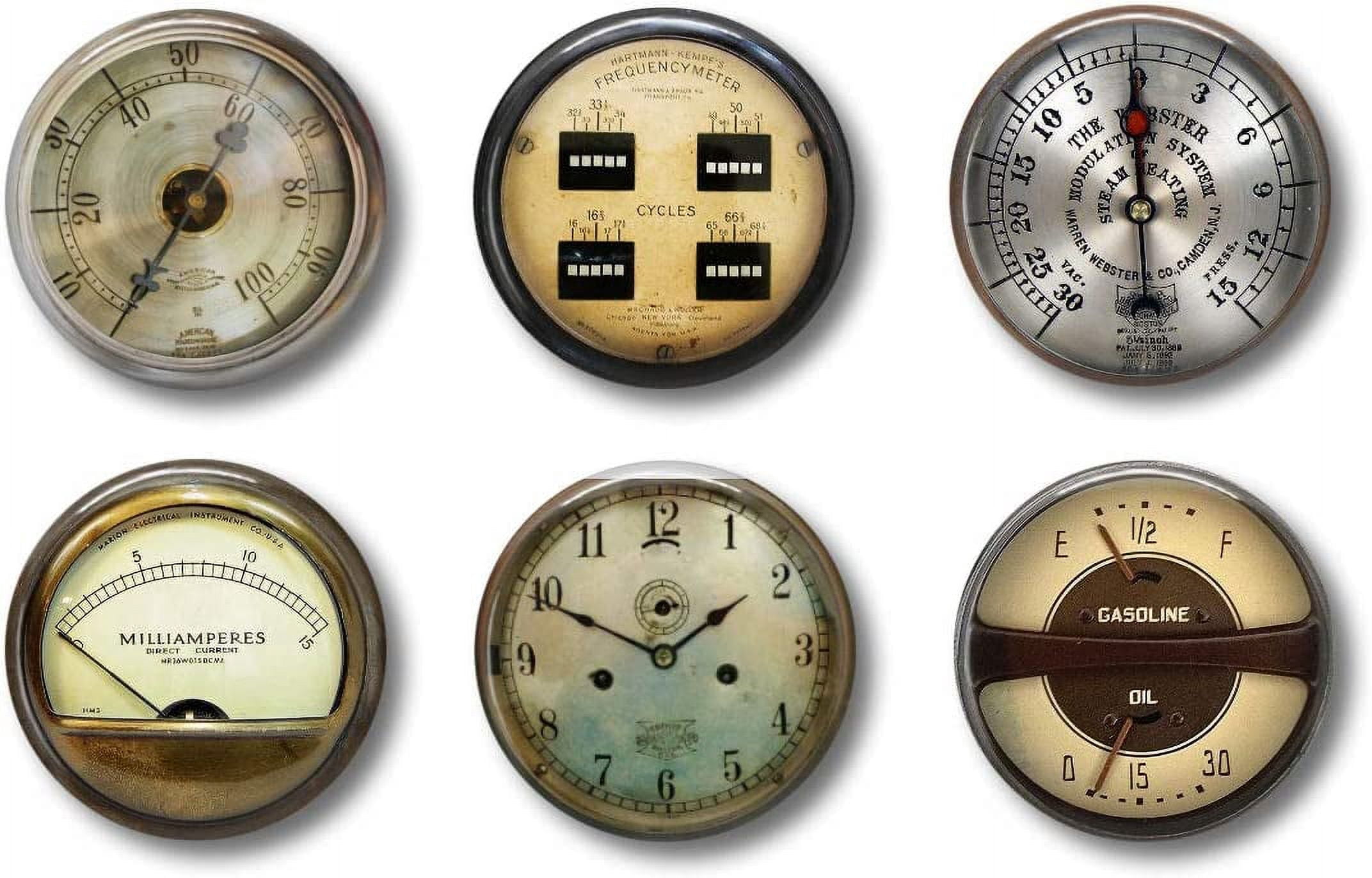 Fun Locker Magnets For Boys - Vintage Gauges - Fun School Supplies ...