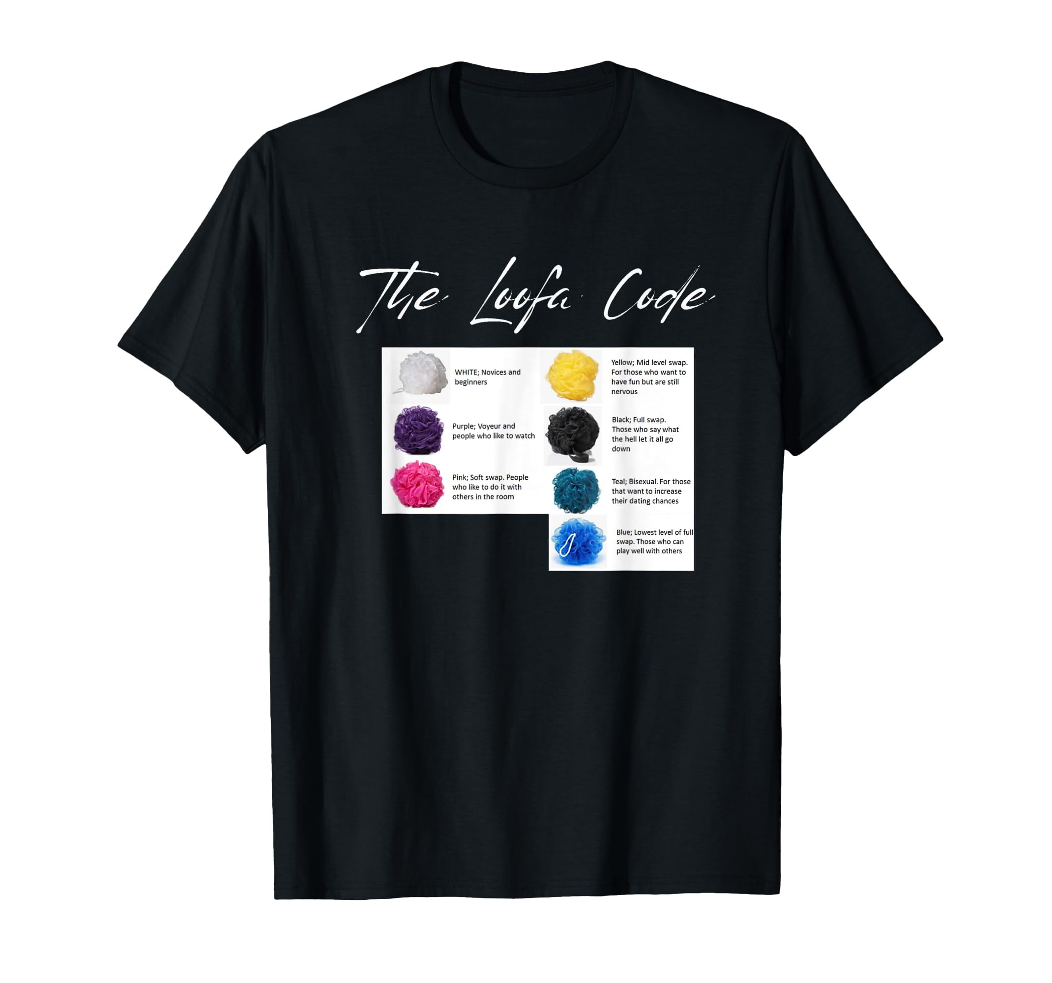Fun Loofah Apparel-The Loofa Code shirt-S - Walmart.com