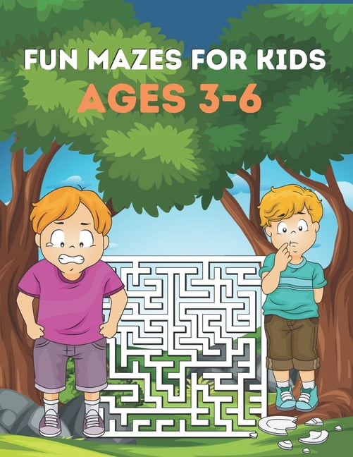 Fun Mazes for Kids Ages 3-6 : Mazes Puzzles book for kids: Puzzles and ...