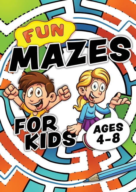Fun Mazes For Kids Ages 4-8: Problem solving puzzles for children. Easy ...