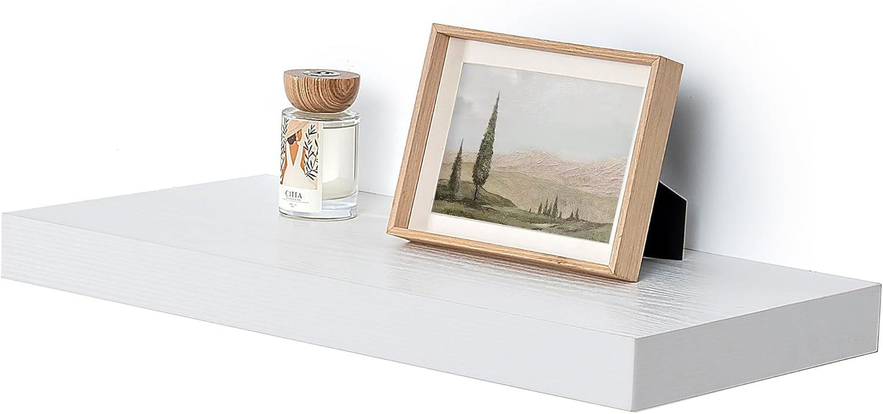 Fun Memories 48 x 12 Floating Shelves, 12 Inch Deep Wall Shelf for ...