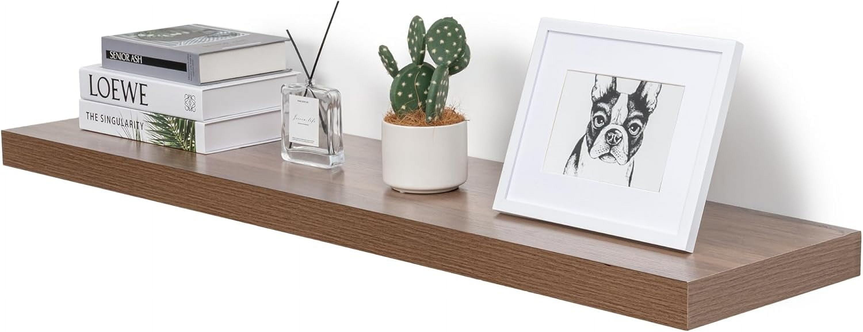 Fun Memories 48 x 12 Floating Shelves, 12 Inch Deep Wall Shelf for ...