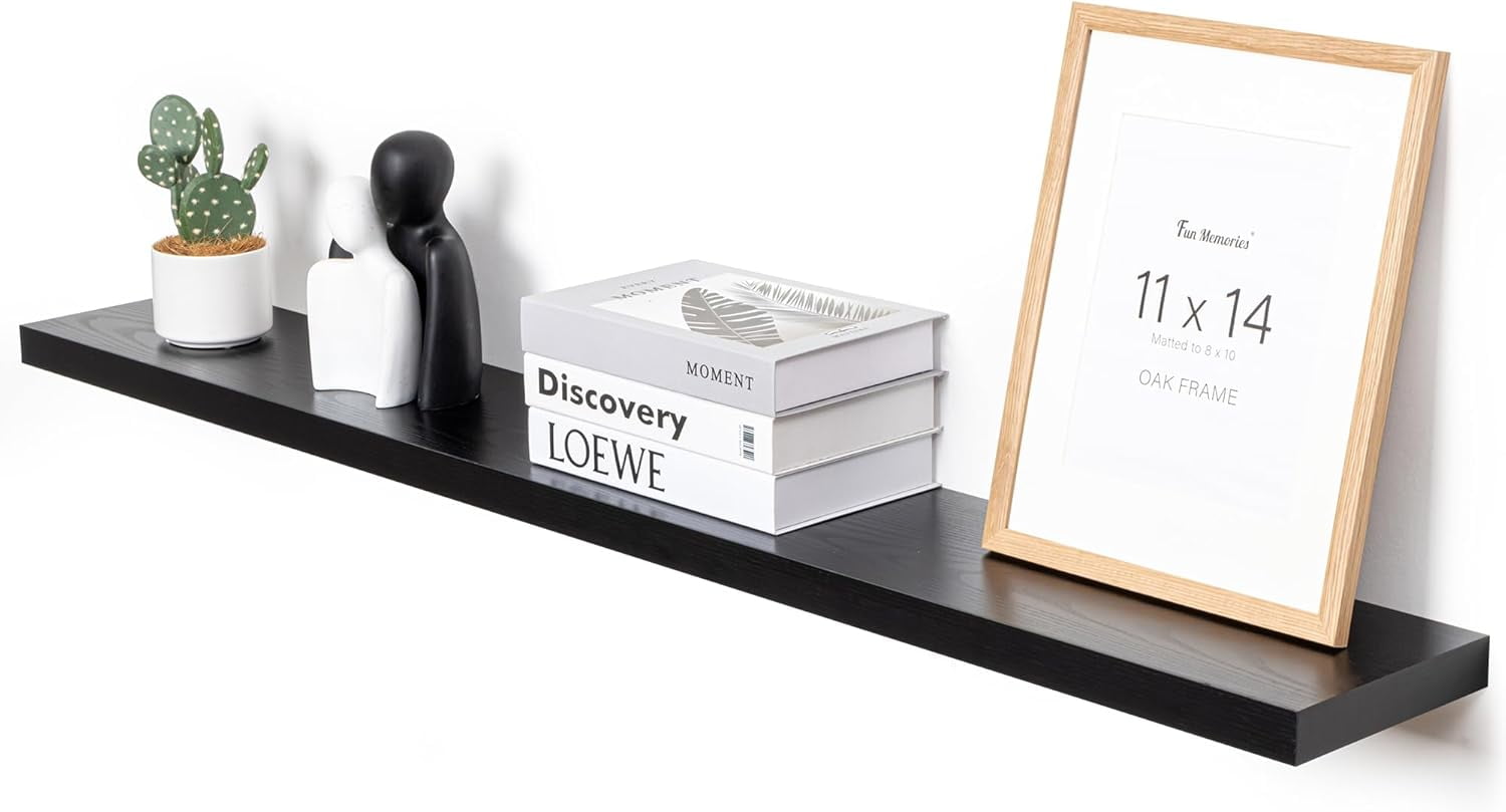 Fun Memories 55 Inch Floating Shelf, Large Display Shelf & Storage ...