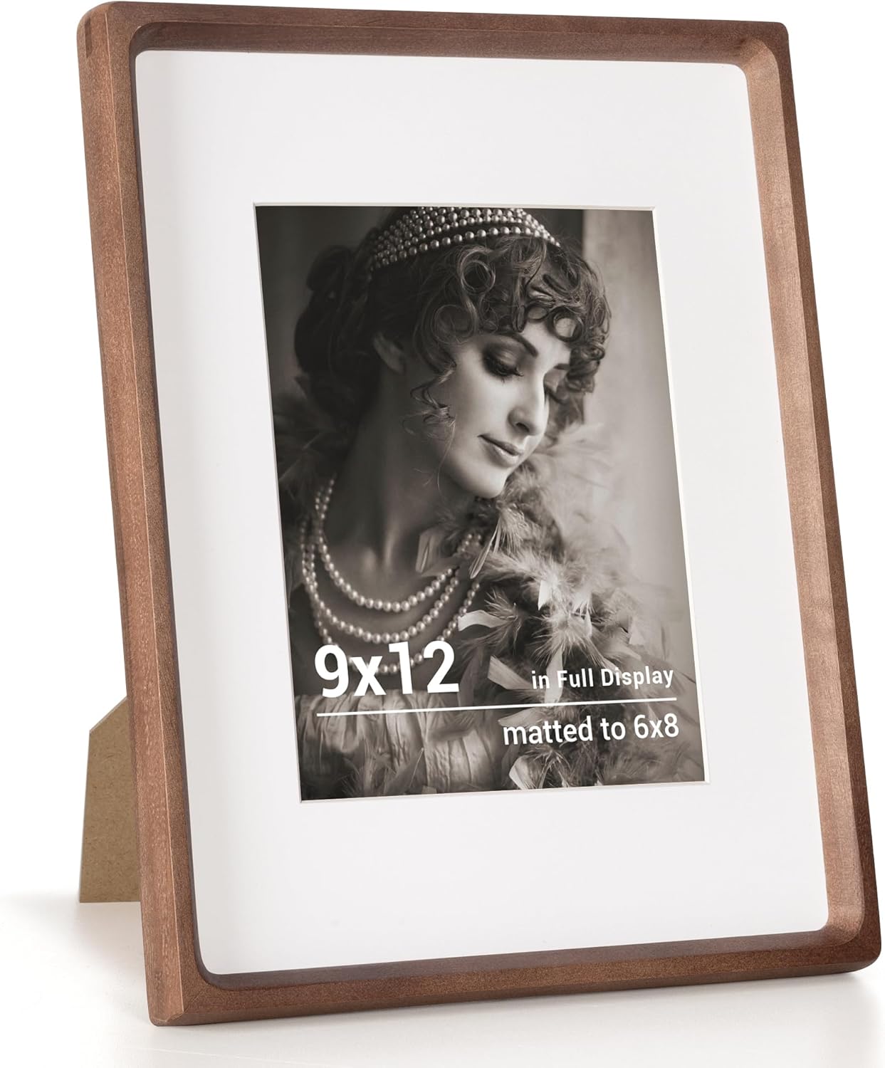 Fun Memories 9x12 Picture Frame, USA-Sourced Walnut Wood Photo Frame ...