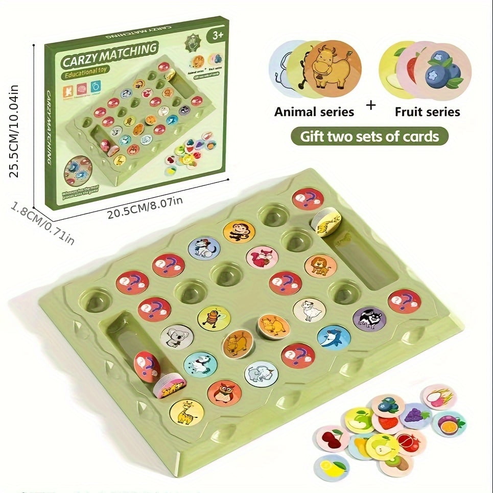Fun Memory Match Game for Kids - Educational Montessori Board Game for ...