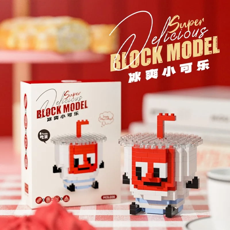 Fun Micro Particle Building Blocks Happy Eat and Play Series Vibrant ...