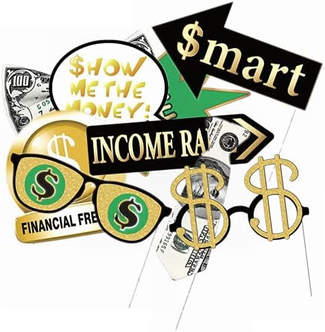 Fun Money Theme Photo Booth Props Dollar Theme Selfie Props for ...