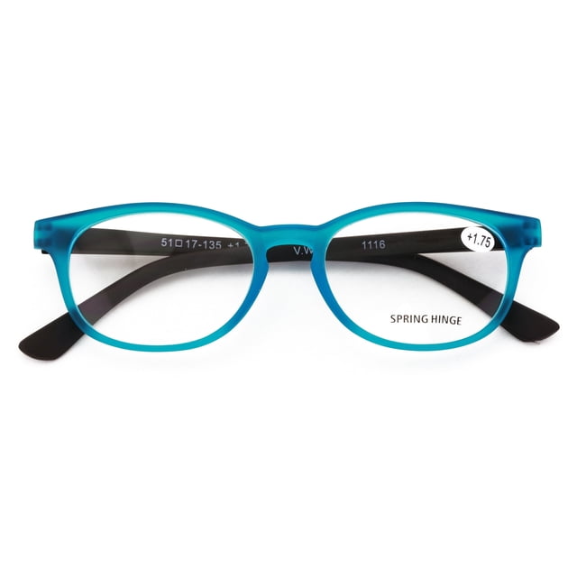 Fun Neon Color Spherical Frame Readers Reading Glasses - Matte ...