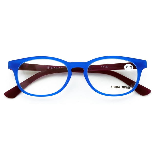 Fun Neon Color Spherical Frame Readers Reading Glasses - Matte ...