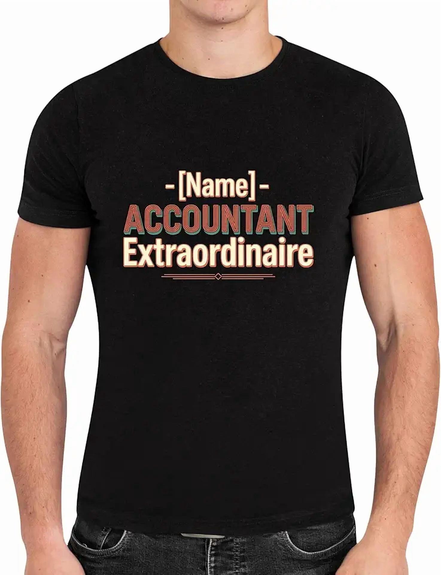 Fun Occupation Tee with Name Trend Job Workers - Accountant ...