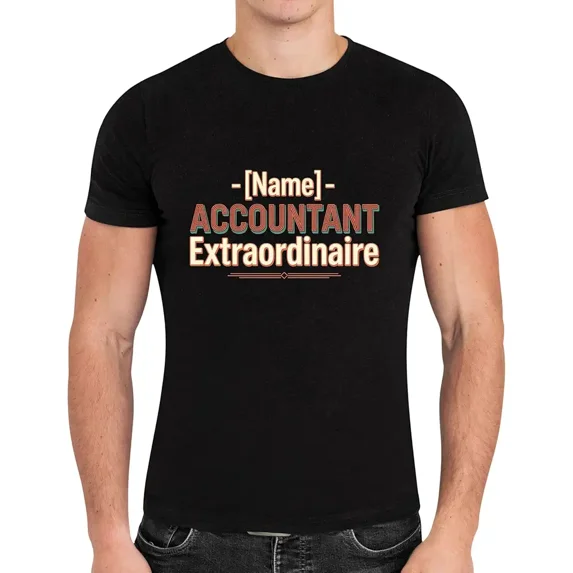 Fun Occupation Tee with Name Trend Job Workers - Accountant ...