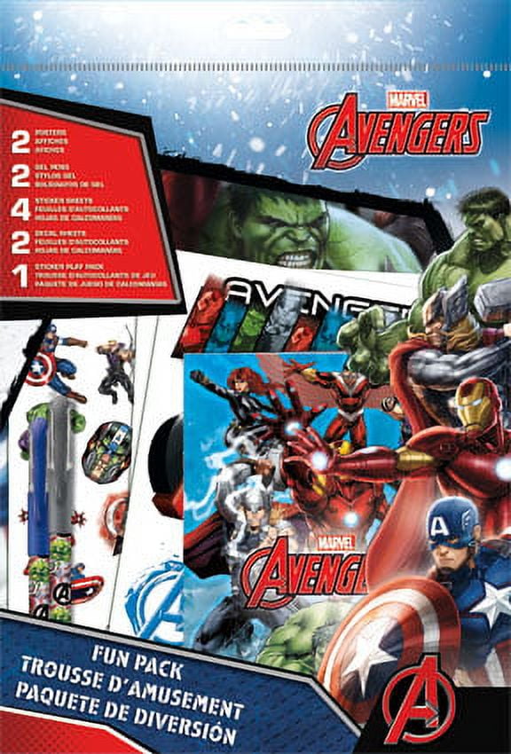 Fun Packs Stickers - Marvel Avengers Assemble Toys Decals st6913 ...