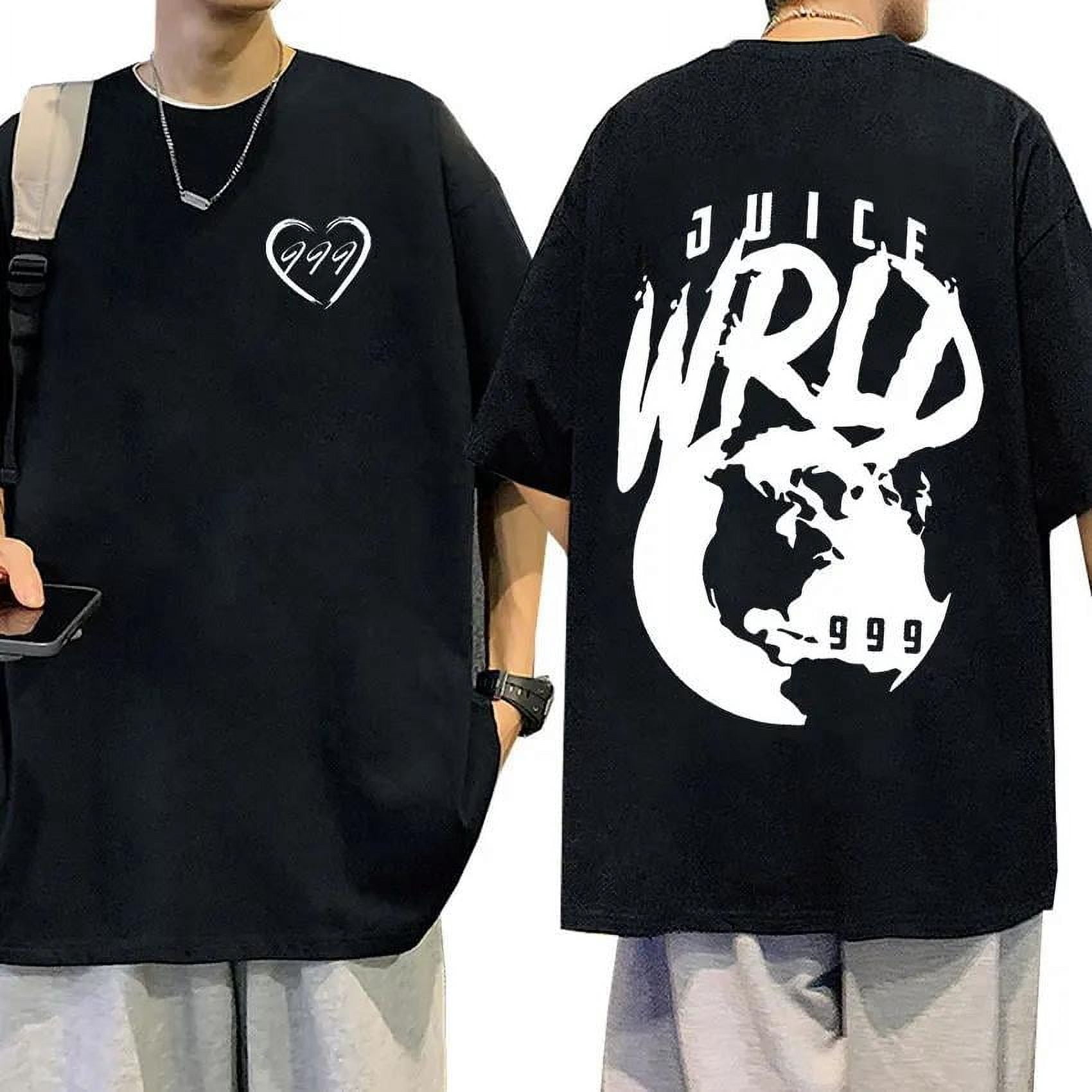 Fun Personalized Novelty Rapper JUICE WRLD Print Graphic T-Shirt Men's ...